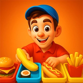 Food Sort 3D – Fun Food Sorting Puzzle Game